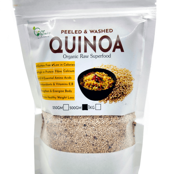 Organic Quinoa 1Kg Peeled ,Premium Quality – Natural Gluten Free قنواہ ...