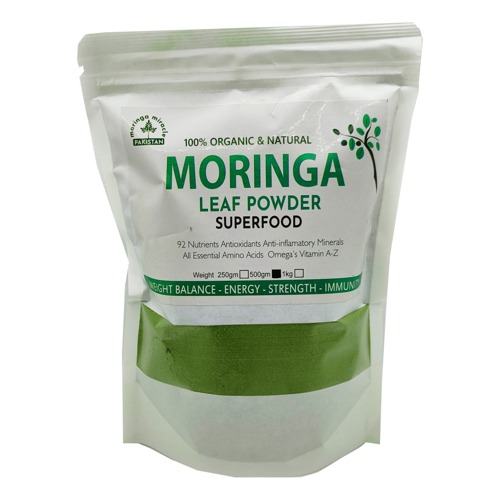 Organic Moringa Leaf Powder Pack – 500gm (Rich In Vitamins, Calcium ...