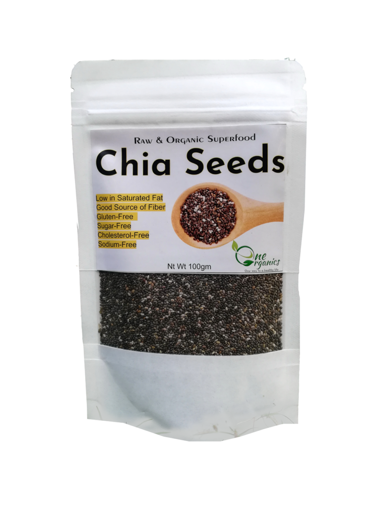 Organic Chia Seeds 100gm - Orginal یہ تخم بالنگاہ نہیں ہے | Moringa Maricle