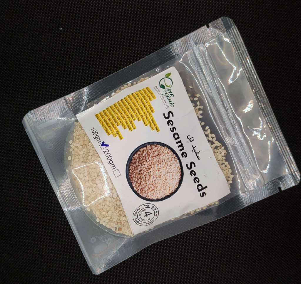 Sesame Seeds (White) Boost Immunity ,Weight Loose 100gm Pack | Moringa ...