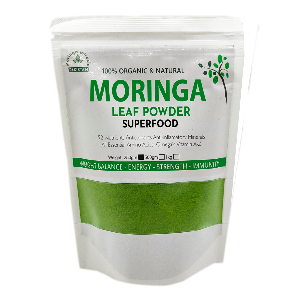 Moringa Leaf Powder 250gm -Organic Premium Quality سہانجنا کا پاؤڈر ...